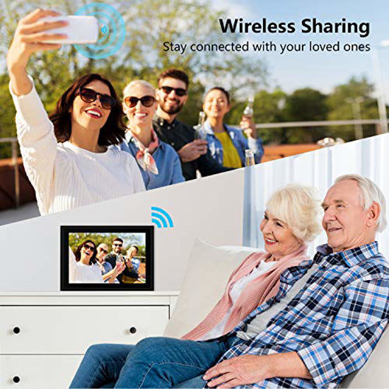 GetUSCart- AEEZO WiFi Digital Picture Frame 10 Inch IPS Touch Screen ...