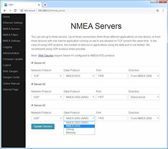GetUSCart- NMEA 2000 Ethernet Gateway (NMEA 2000 Micro Male, RJ45 Female)