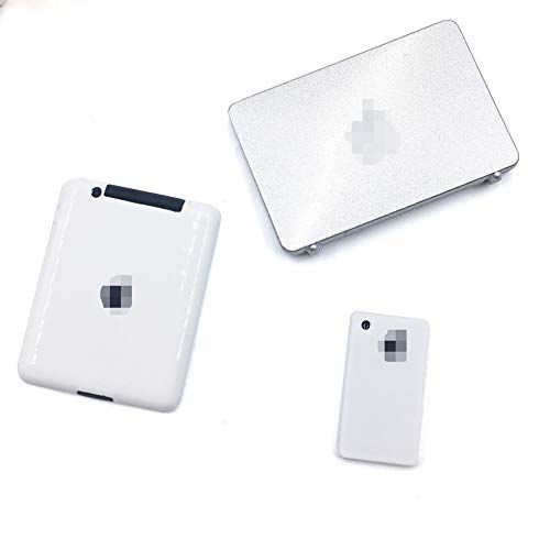 GetUSCart- 3 Pack Dollhouse Mini Laptop Tablet and Smart Phone Scene ...