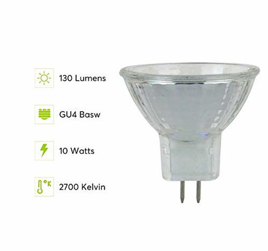 GetUSCart- Sterl Lighting - 10 Watt MR11 GU4 2 Pin Base Reflector Fiber ...