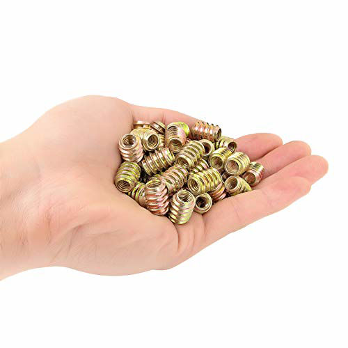 GetUSCart- PGMJ 80 Pieces M6 Flush Nut Inserts Wood Bolt Furniture ...