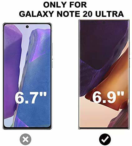 GetUSCart- [2+2 Pack] Galaxy Note 20 Ultra Screen Protector Include 2 ...