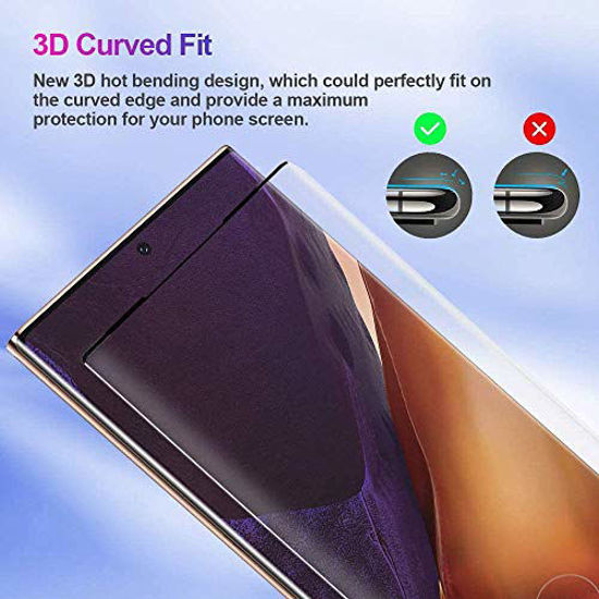 GetUSCart- [2+2 Pack] Galaxy Note 20 Ultra Screen Protector Include 2 ...