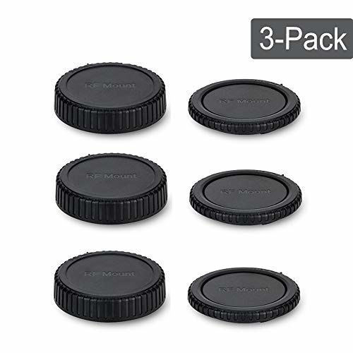 GetUSCart- Rear Lens Cap & Body Cap Cover for Canon RF Mount Camera EOS ...