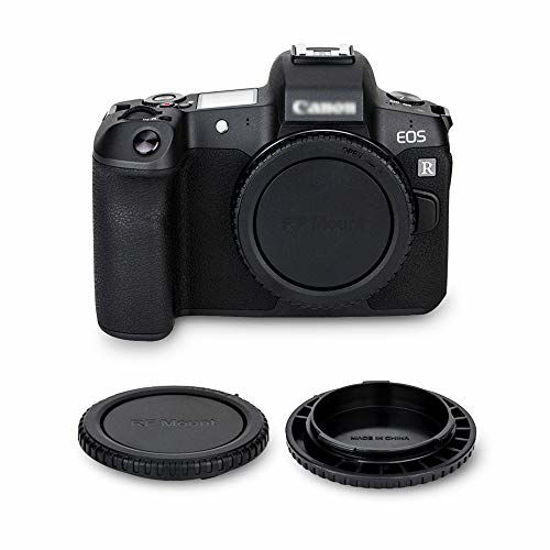 GetUSCart- Rear Lens Cap & Body Cap Cover for Canon RF Mount Camera EOS R5 R6 R RP Replace RF ...