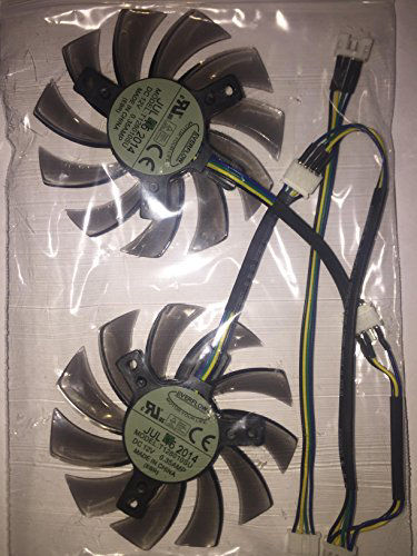 GetUSCart- Ecowsera Dual VGA Video Card Fan Set, Replacement Parts for ...