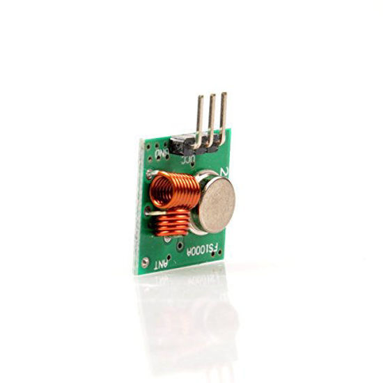 GetUSCart- DollaTek 10Pcs 433MHz RF Wireless Transmitter and Receiver Module Kit for Arduino ...