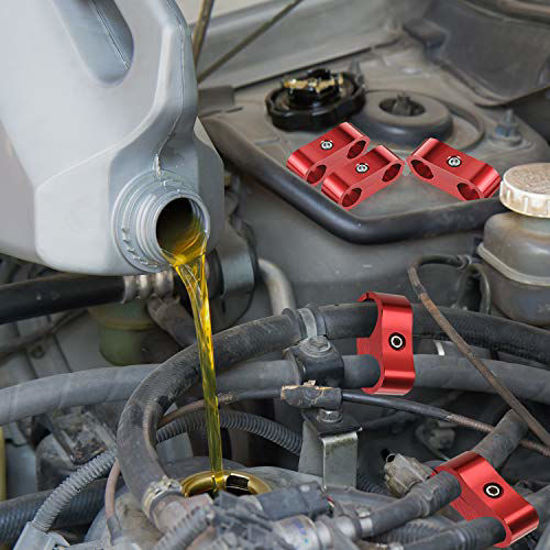 GetUSCart- 5 Pieces Separator Clamp Fuel Line Mounting Clamps Aluminum ...