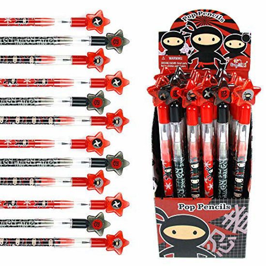 GetUSCart- TINYMILLS 24 Pcs Ninjas Multi Point Stackable Push Pencil ...