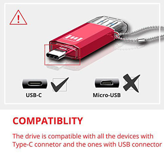 GetUSCart- MOSDART 16GB Type C Dual Flash Drive (USB-A 3.0 / USB-C3.0 ...