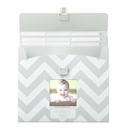 GetUSCart- Tiny Ideas Baby File Keeper, Gray