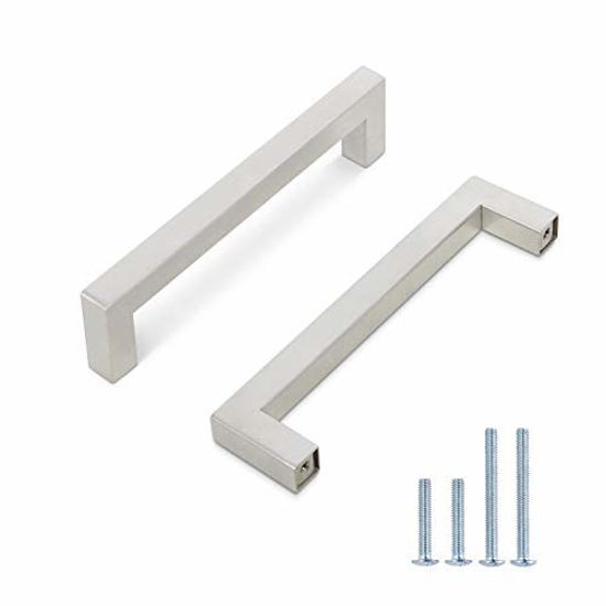 GetUSCart- Probrico 5 Pack | 5" Hole Centers Brushed Nickel Square ...