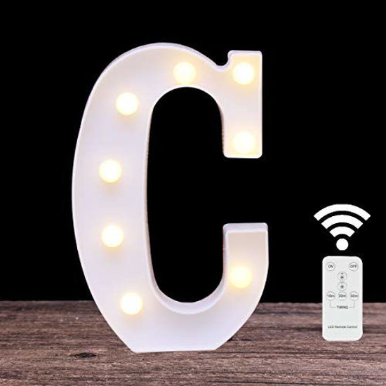 GetUSCart- LED Marquee Letter Lights 26 Alphabet Light Up Name Sign ...