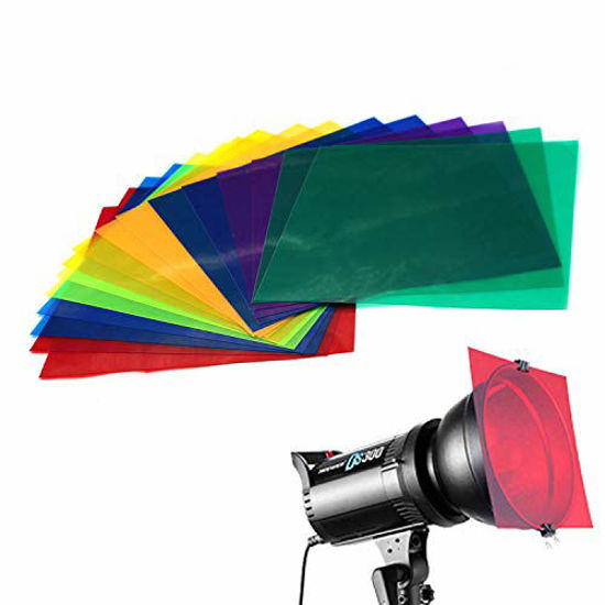 GetUSCart- 16 Pack Colored Overlays Transparency Color Film Plastic ...