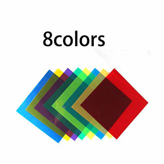 GetUSCart- 16 Pack Colored Overlays Transparency Color Film Plastic ...