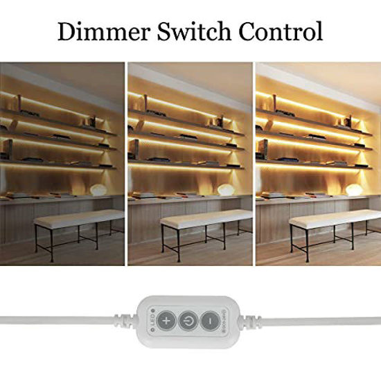 GetUSCart- 5V USB LED Strip Lights 4.9ft, 480 LEDs Dimmable COB LED ...