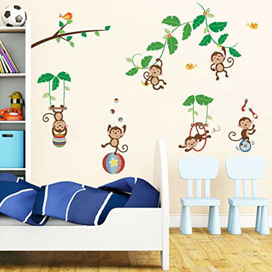 Nursery Monkey Wall Decals