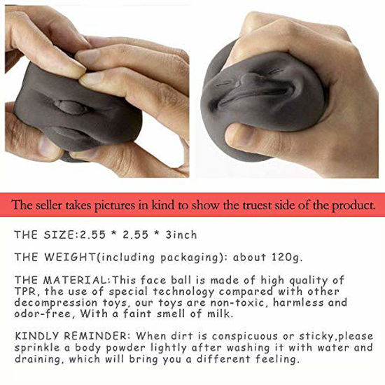GetUSCart- MichPong Funny Human Face Emotion Balls,Scented,Fidget Toys ...