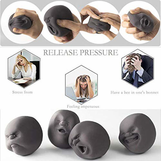 GetUSCart- MichPong Funny Human Face Emotion Balls,Scented,Fidget Toys ...