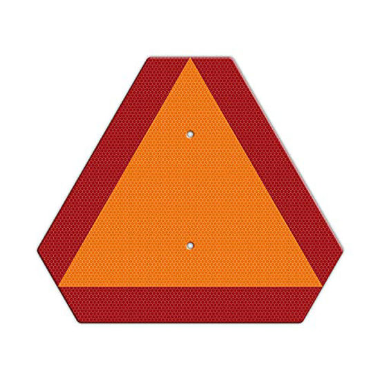 GetUSCart- Slow Moving Vehicle Sign Triangle Sign with Reflector, Farm ...