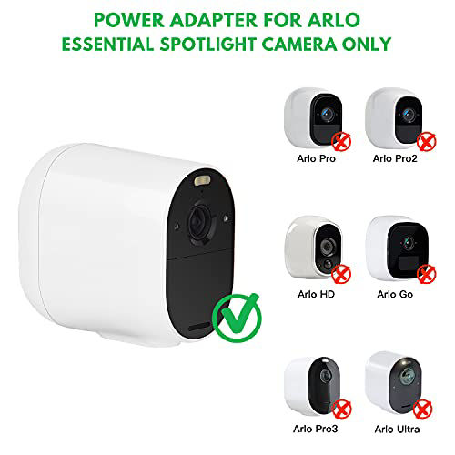 GetUSCart- 25ft/7.5m Power Adapter for Arlo Essential Spotlight ...
