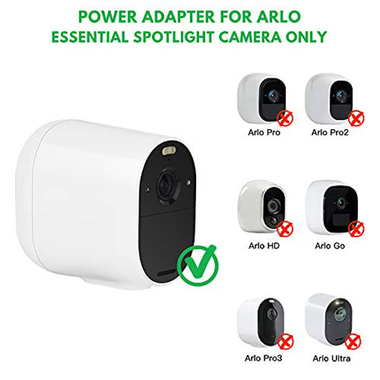 GetUSCart- 25ft/7.5m Power Adapter for Arlo Essential Spotlight ...