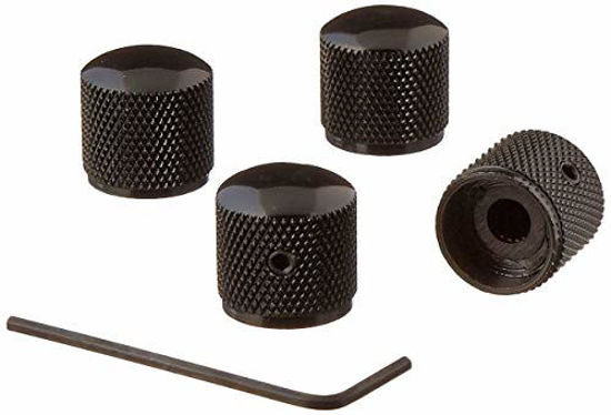 GetUSCart- 4pcs Electric Guitar Knobs, Bass Knobs, Dome Knob Volume Tone, Metal Volume Tone ...