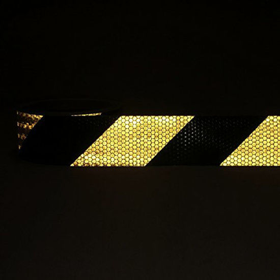 GetUSCart- 2" X 30 Feet Reflective Safety Hazard Caution Tape Yellow ...