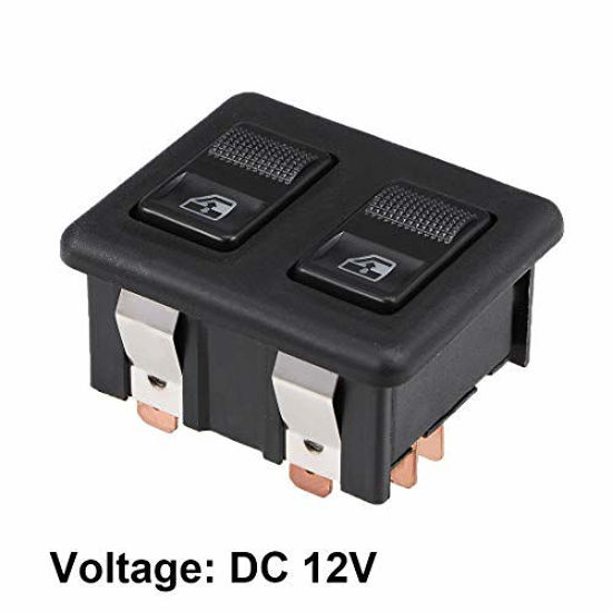 GetUSCart- uxcell 10 Pins Car Window Switch Dual Button Car Control ...
