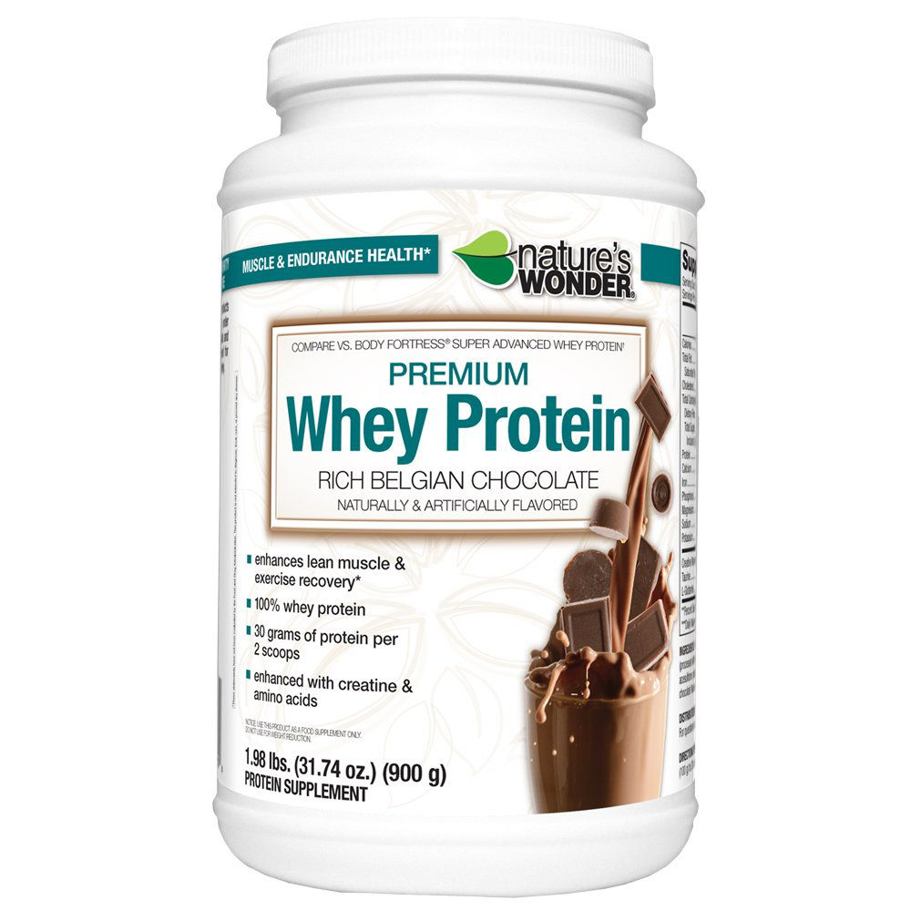 GetUSCart- Nature's Wonder Whey Protein Powder, Rich Belgian Chocolate ...