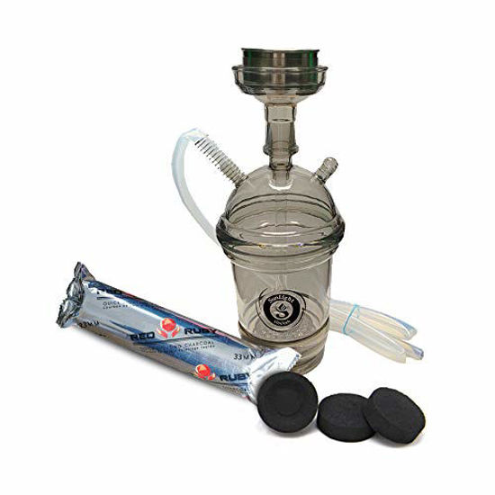 GetUSCart- Portable Cup Hookah Bundle - LED Lights- Sunlight Travel ...