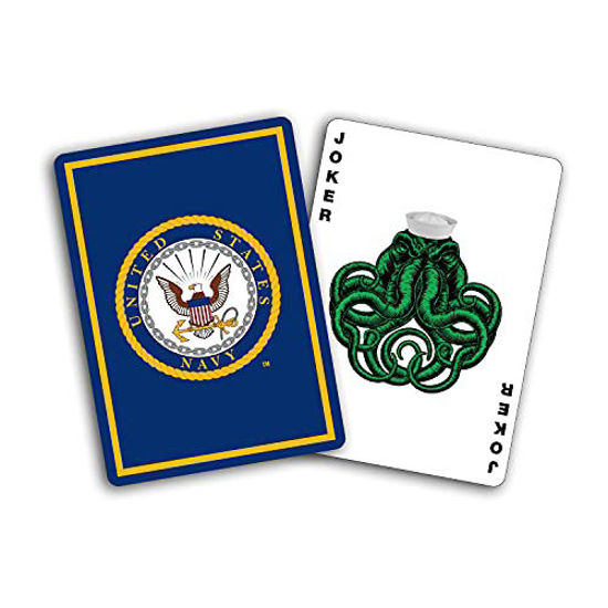 GetUSCart- USN Professional Quality Navy Playing Cards - Navy Gifts for ...