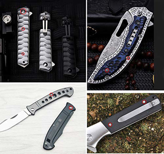 GetUSCart- Pocket Blade Handle Screws,Folding Knives hilt Fasteners ...