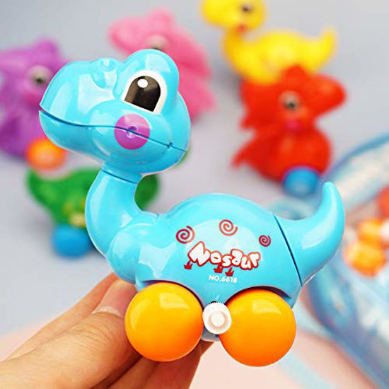 GetUSCart- Dinosaur Toys for 3 Year Olds, 6 Pack Wind Up Pull Back ...