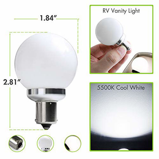 GetUSCart- Leisure LED 12 Volt RV Led Light Bulbs BA15s 20-99/1141 1156 ...