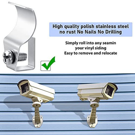 GetUSCart- 12 Pieces Vinyl Siding Hooks Stainless Steel Vinyl Siding ...