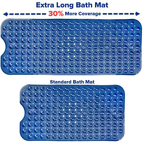 GetUSCart- SlipX Solutions Extra Long Bath Tub and Shower Mat 39 x 16 ...