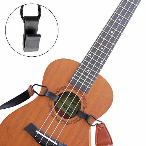 GetUSCart- Ukulele Straps Shoulder No Drilling, Woven Uke Strap with ...