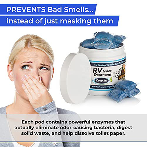 GetUSCart- Cabin Obsession RV Toilet Treatment Drop Ins - 16 Easy Flush ...