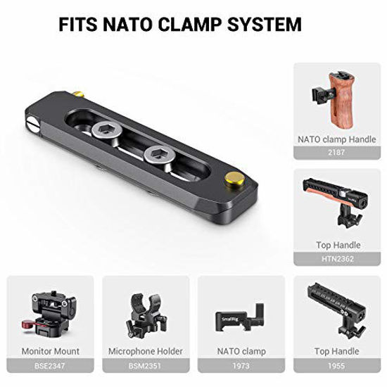 GetUSCart- SMALLRIG Universal Low-Profile Quick Release NATO Rail ...