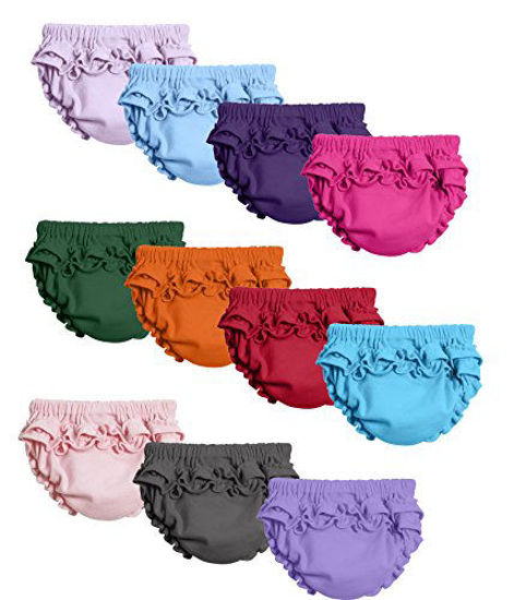 GetUSCart- City Threads Baby Girls' Ruffled Diaper Covers Bloomers Soft ...