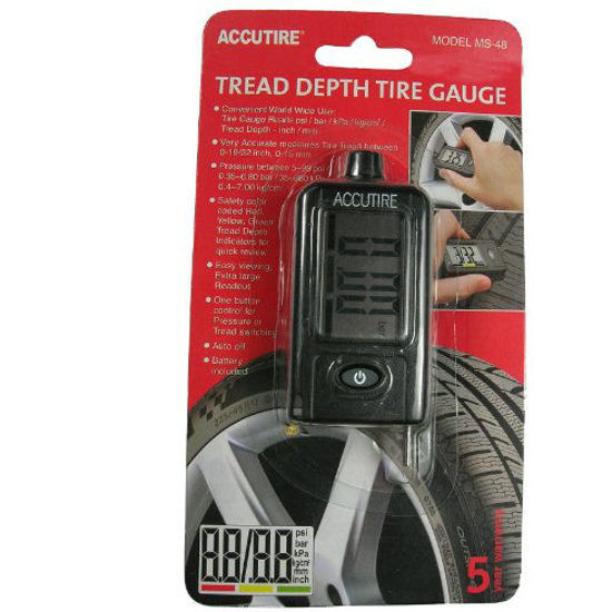 GetUSCart- Measurement Limited Accutire MS-48B Digital Combination Tire Thread Depth Gauge and ...