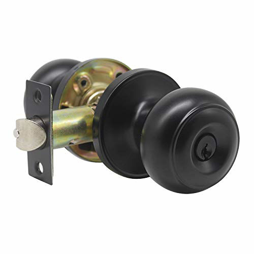 GetUSCart- Probrico Black Keyed Entry Door Lock for Interior Exterior ... GetUSCart- Probrico Black Keyed Entry Door Lock for Interior Exterior ...