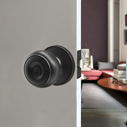 GetUSCart- Probrico Black Keyed Entry Door Lock for Interior Exterior ... GetUSCart- Probrico Black Keyed Entry Door Lock for Interior Exterior ...