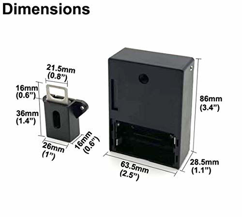 GetUSCart- WOOCH RFID Locks for Cabinets Hidden DIY Lock - Electronic ...