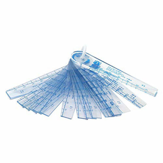 GetUSCart- Rannb Plastic Feeler Gauge 0.05mm to 2mm Metric Gap ...