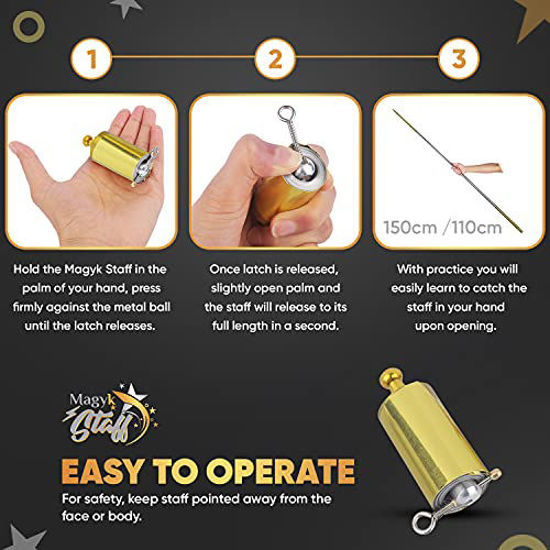 GetUSCart- Entrepots Magic Wand Staff | Magyk Staff Collapsible ...