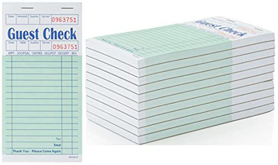 GetUSCart- Server Note Pads - Guest Check Book - Waitress Notepad ...