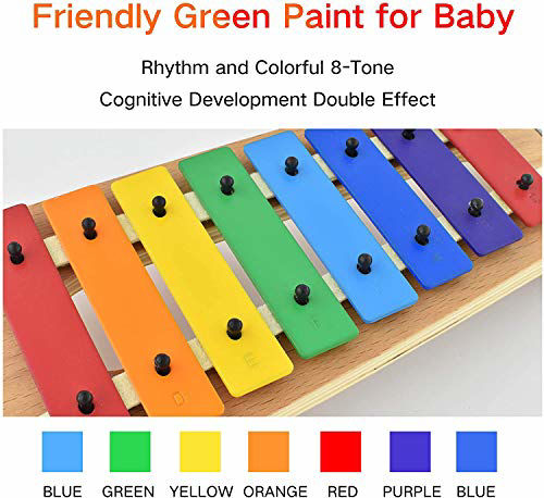 GetUSCart- MUSICUBE Xylophone 3rd Gen Colorful Keys Kids Xylophone ...