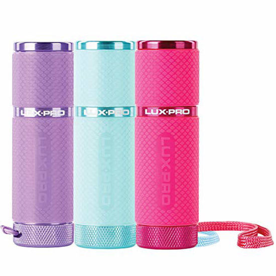 GetUSCart- LUX-PRO LP395 Gels Glow in Dark 9 LED Flashlight (Pink ...